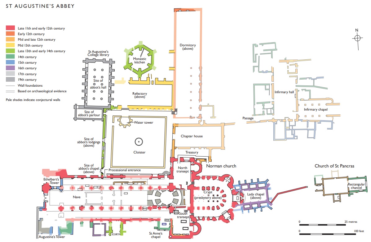 BMKTCN - ĐHXD - Nhà thờ Canterbury, Tu viện St Augustine và Nhà thờ St Martin, Kent, Anh